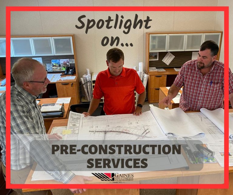 Spotlight on Services: Pre-Construction Services - Gaines and Company ...